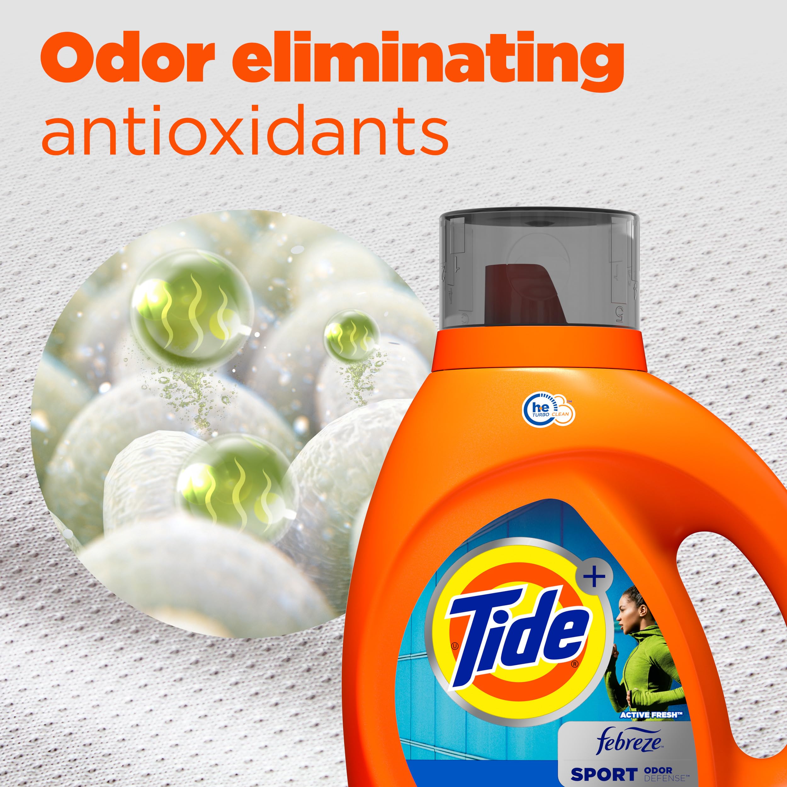 Mua Tide Plus Febreze Sport Odor Defense HE Turbo Clean Liquid Laundry ...