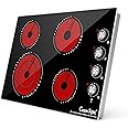 Amazon.com: Cusinesync 30 Inch Electric Cooktop, 4 Burner Built-in ...