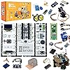 PicoBricks Raspberry Pi Pico W Starter Kit - 26 Pieces DIY Project Kit with 3 Learning Book and ...