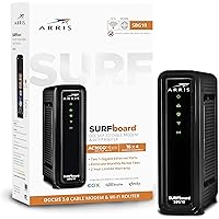 Amazon.com: arris surfboard ac1600 dual band router with 16x4 docsis 3. ...