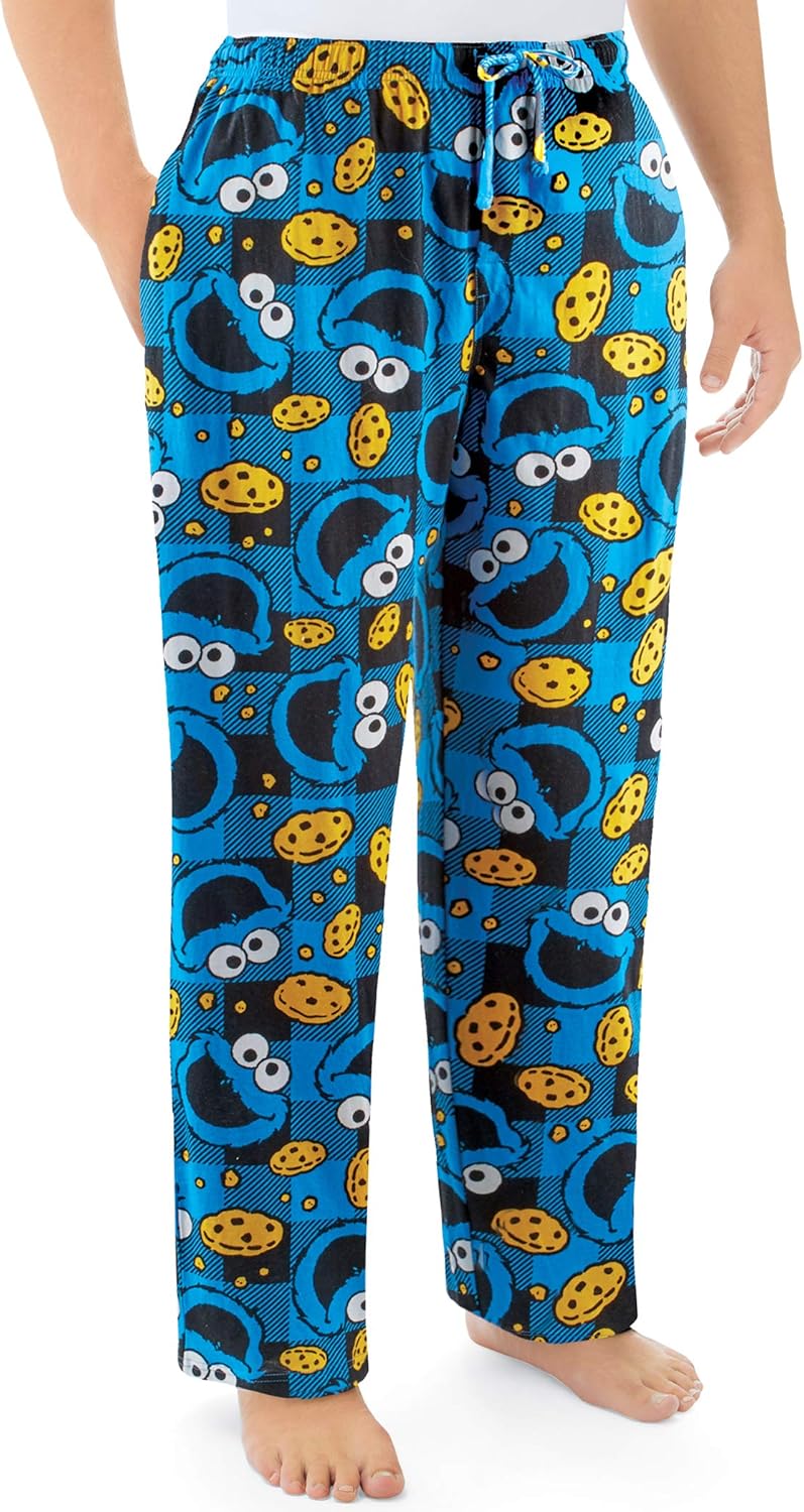 Cookie Monster and Chocolate Chip Cookies Cotton Pants at Amazon Men’s ...