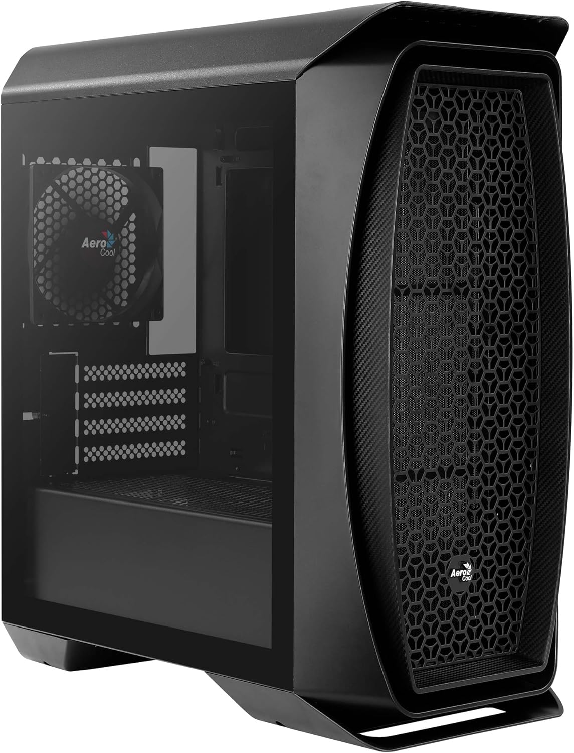 Aerocool AEROONEMINI Micro ATX PC Case Front + Side Panel Black – BigaMart