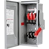 Siemens HF364R 200-Amp 3 Pole 600-volt 3 Wire Fused Heavy Duty Safety ...