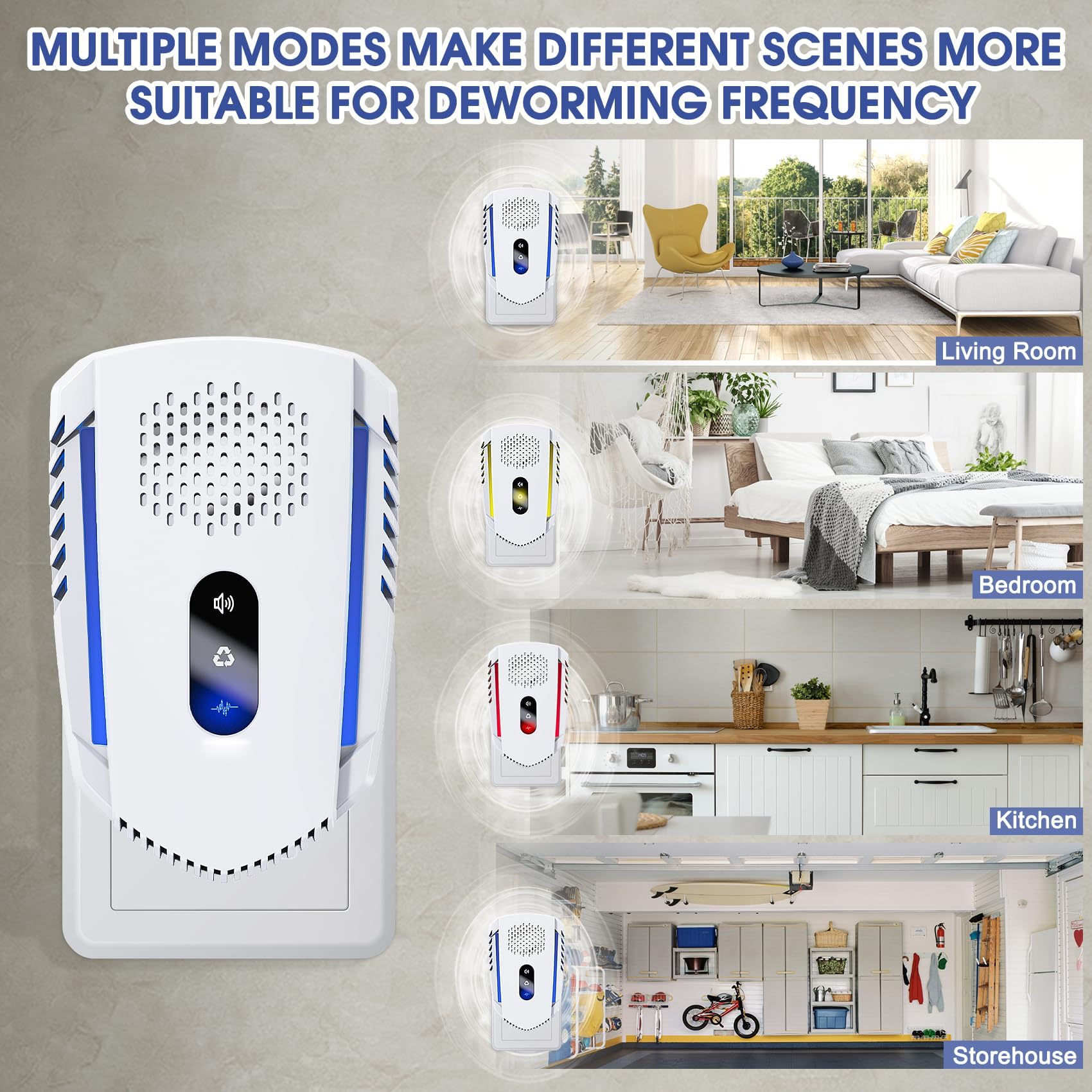 Mua 2 Pack Ultrasonic Insect Repeller, Electronic Insect Mouse ...