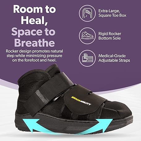 Mua BraceAbility Closed Toe Medical Walking Shoe - Lightweight Broken ...