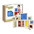 Amazon.com: Guidecraft Treasure Blocks - Primary: Smooth Wooden Observation Stacking Blocks with ...