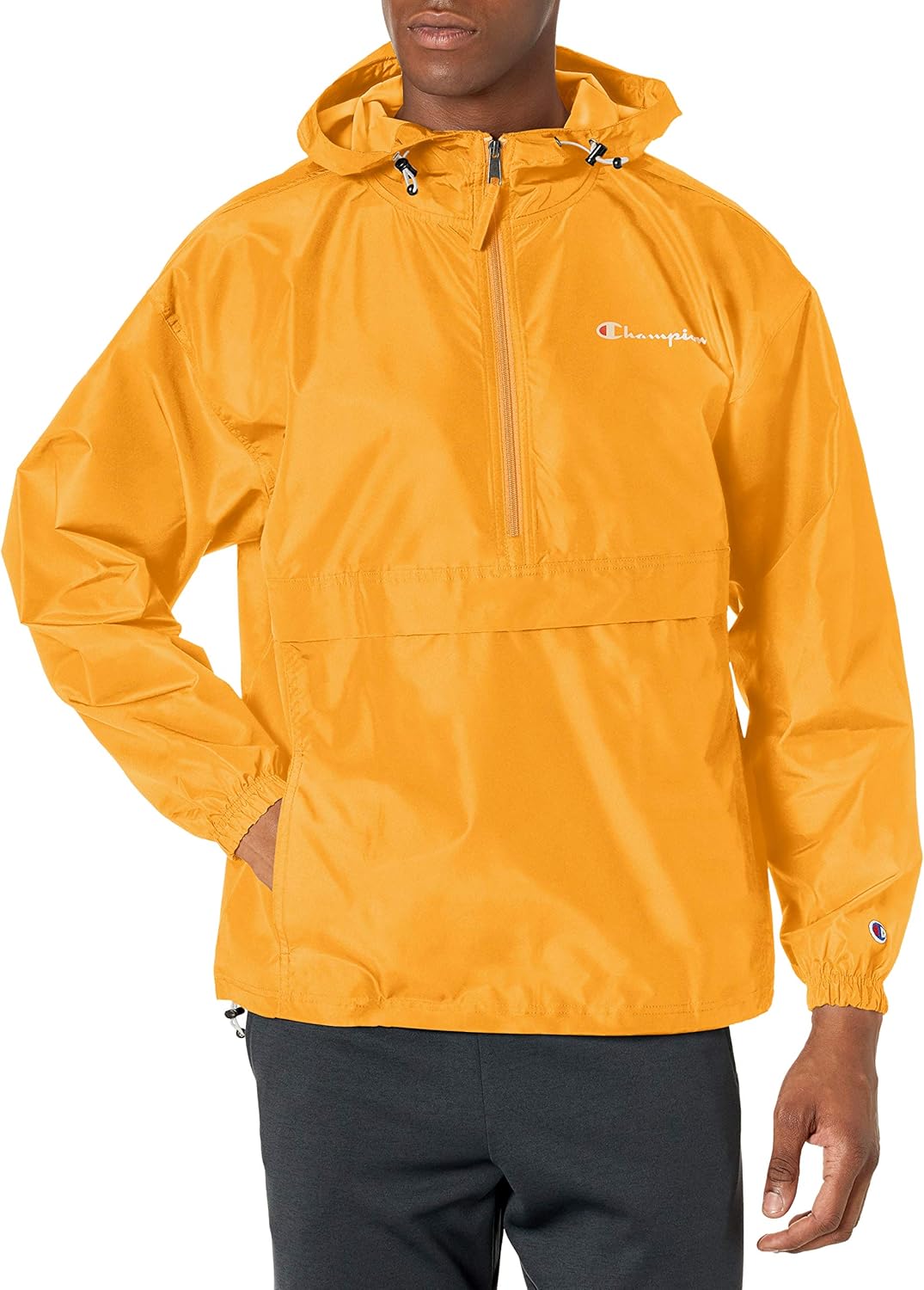 Champion Men's Packable Jacket, C Gold, Large : Amazon.co.uk: Sports ...
