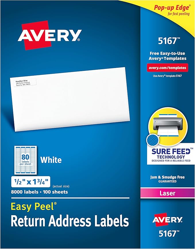 Avery 5167 Label Template