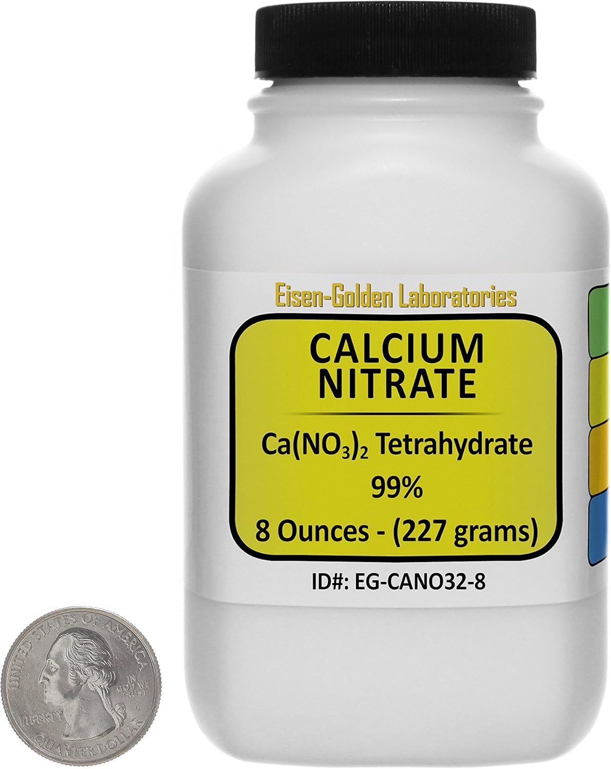 Amazon.com: Calcium Nitrate [CA(NO3)2] 99% AR Grade Prills 8 Oz in a ...