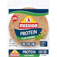 Amazon.com: Mission Protein Tortilla Wraps, 6 Count, Vegan, Low Carb ...
