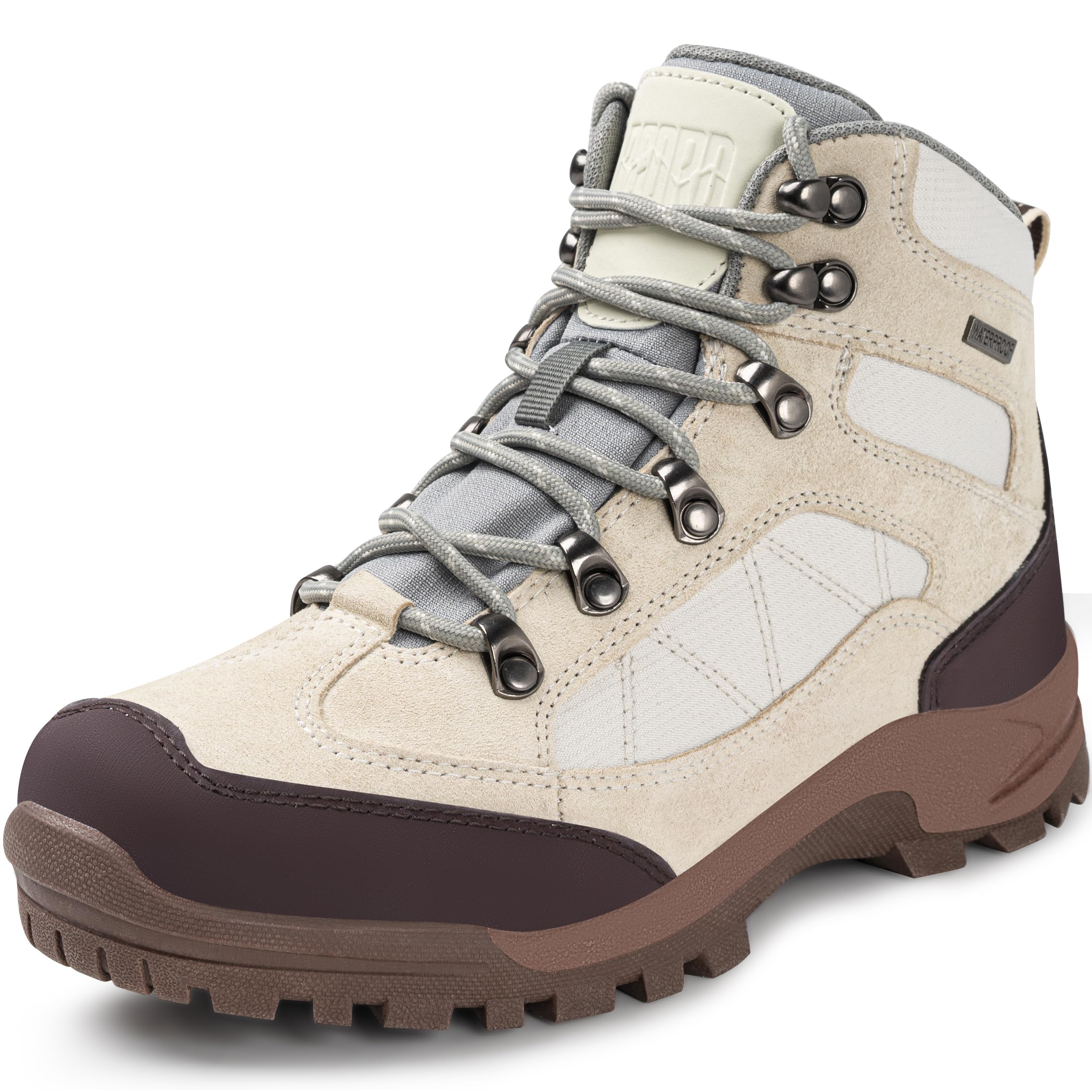 R CORD Women's Waterproof Hiking Boots Slip Resistant Work Boots ...
