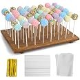 Amazon.com | Relaxing Garden Wood Cake Pop Stand /w 300 Pcs Cake Pop ...