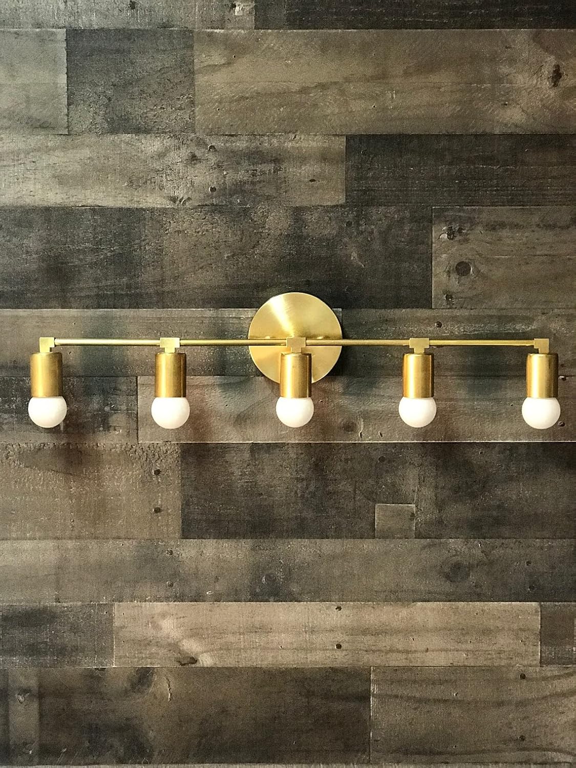 World of Chandelier Wall Sconce 5 Bulb Light Fixture Bathroom Mid ...