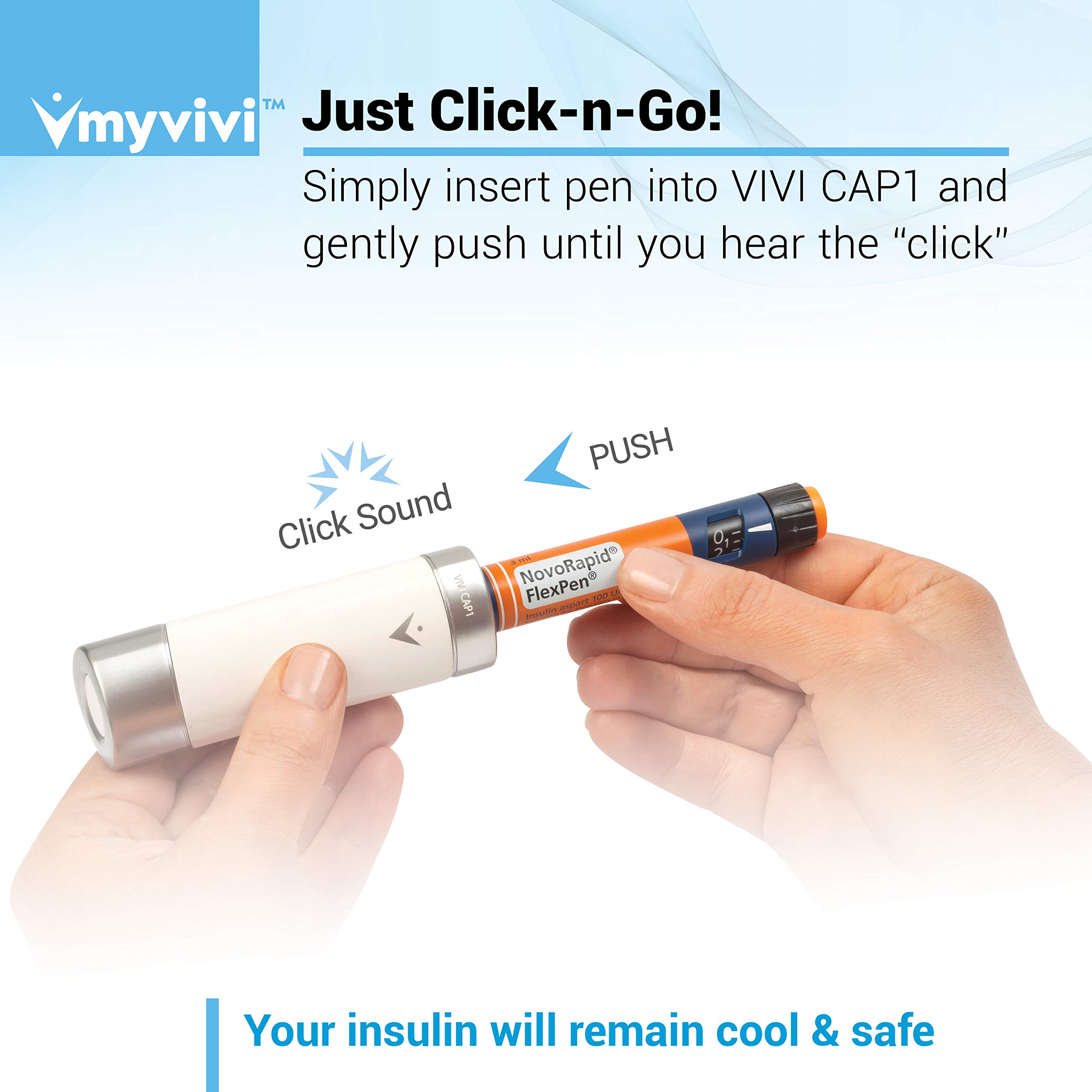 Mua VIVI CAP Insulin Cooler Travel Case - Diabetes Pen Cooling Case ...