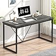 Amazon.com: EXCEFUR Modern Computer Desk, Small Home Office Desk, Wood ...
