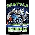 Amazon.com: Trends International NFL Seattle Seahawks - End Zone 17 ...