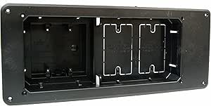 Arlington TVB613BL-1 Recessed TV Outlet Box with Paintable Trim Plate ...