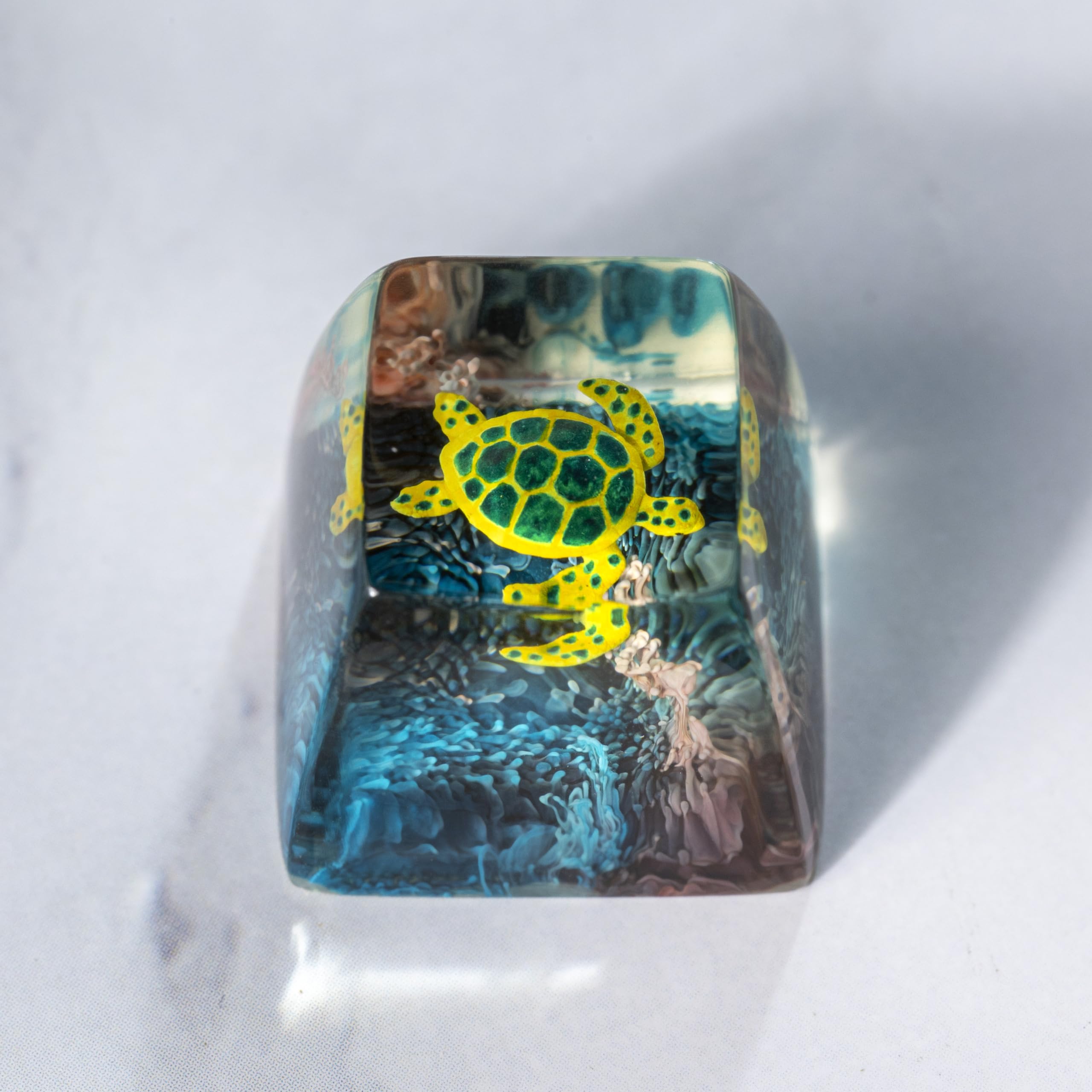 Mua DATKEY Turtle Ocean Artisan Keycap Custom Turtle Sea Handmade Resin ...