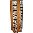 Amazon.com: Venture Horizon Revolving Media Tower 1000 - Oak : Home ...