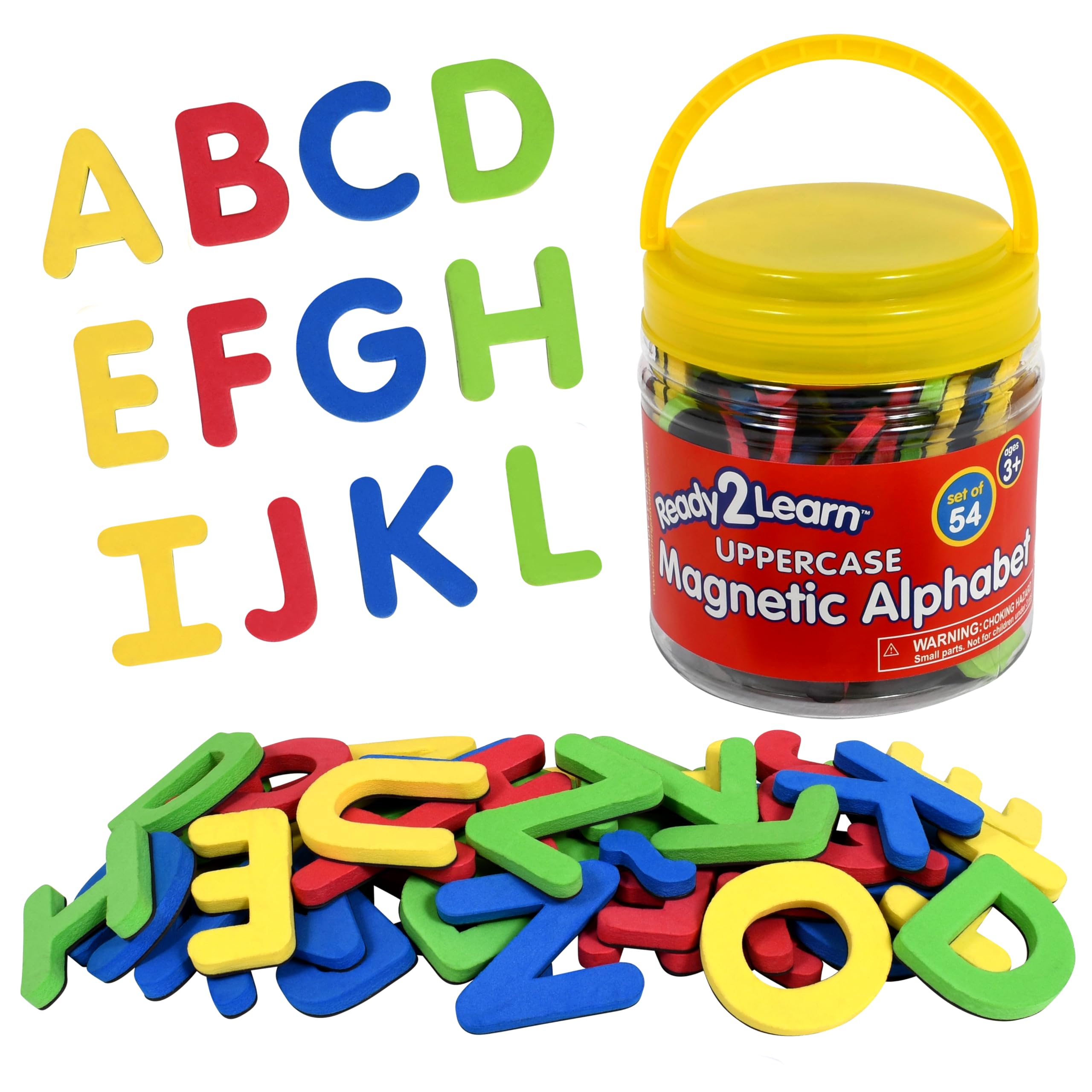 READY 2 LEARN Magnetic Alphabet - Uppercase - 52 Letters - Kids Foam ...