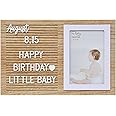Amazon.com: Veskaoty Wood Letter Board Picture Frame with 493 Letters ...