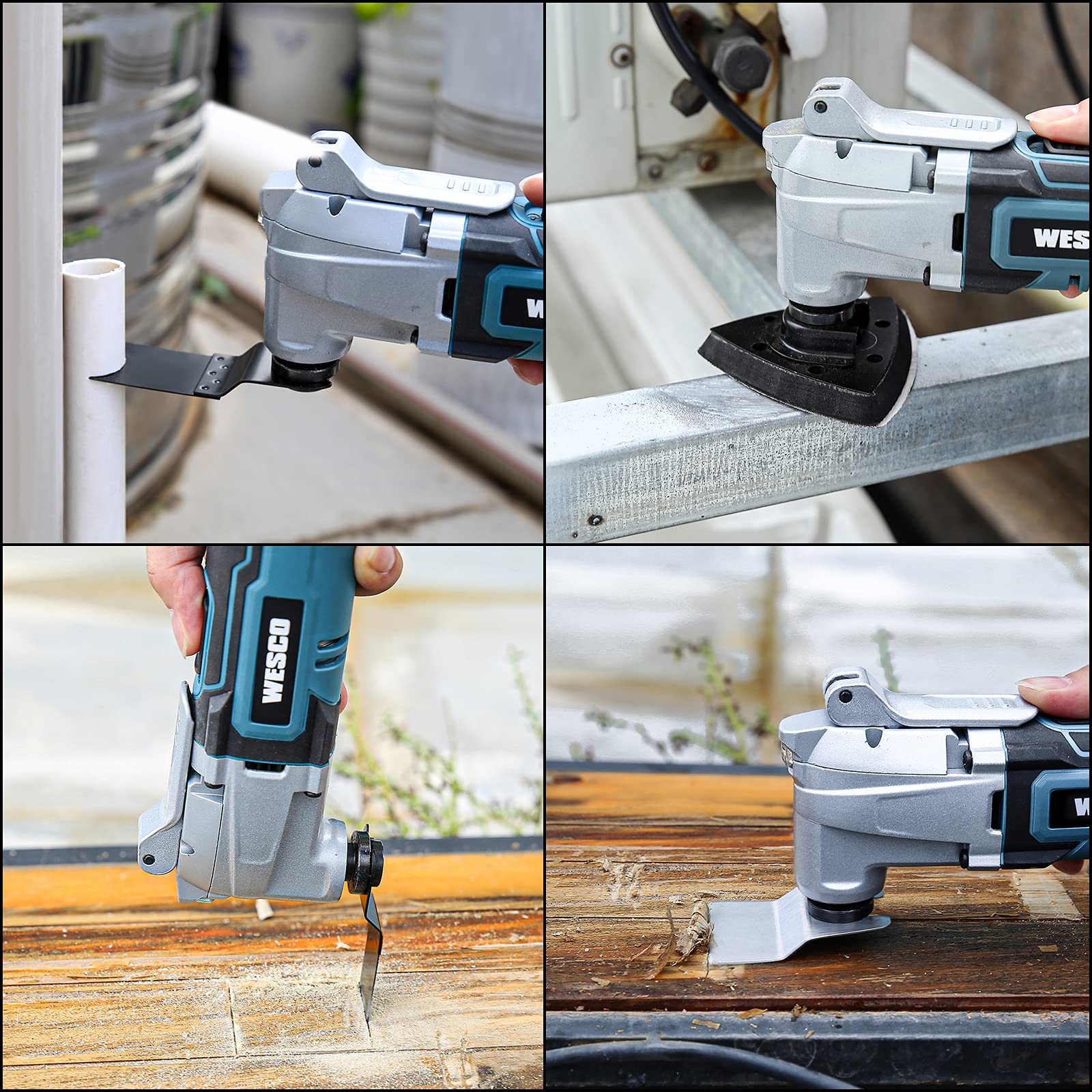 Mua WESCO 20V Cordless Oscillating Tool Kit, 2.0Ah Oscillating Multi ...