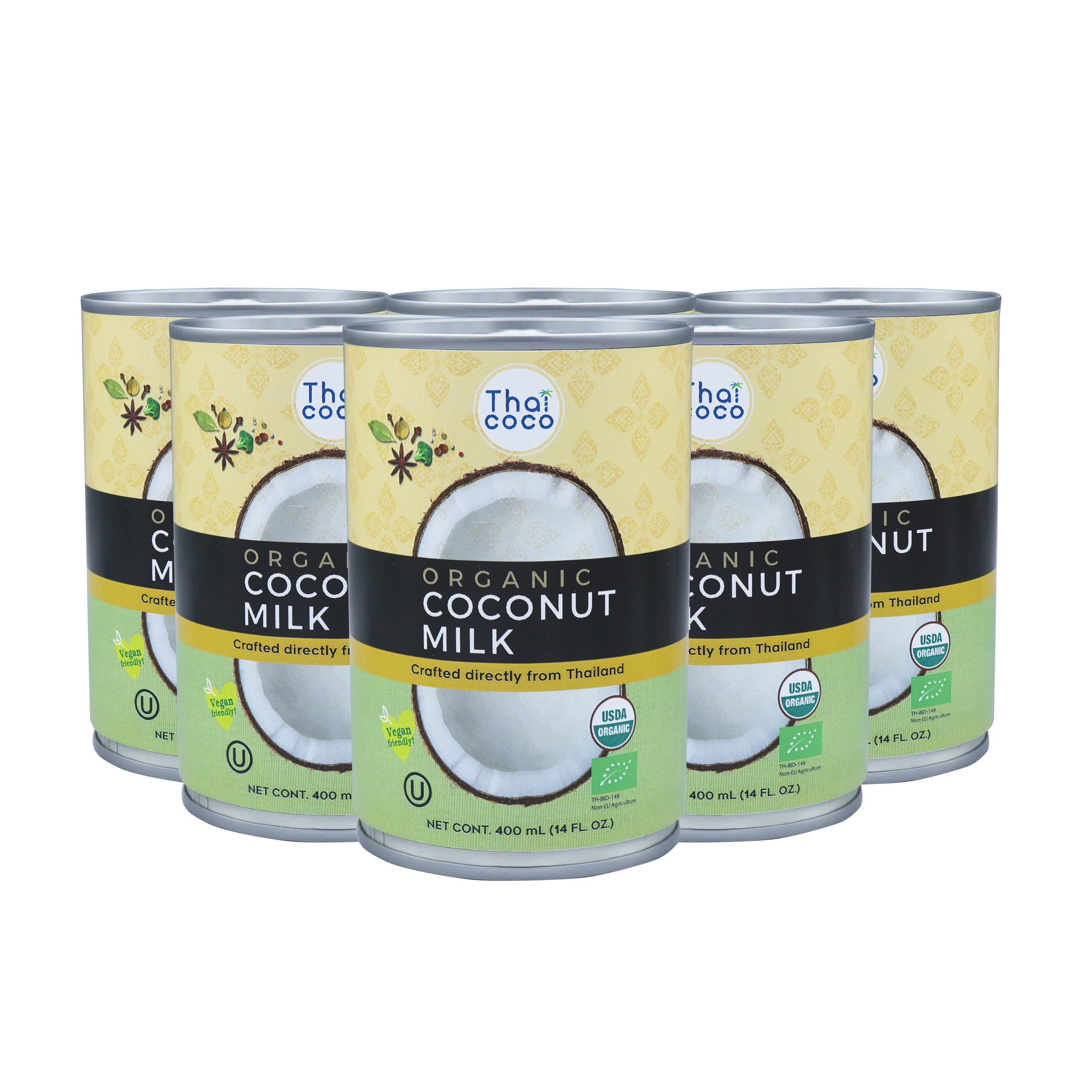 Mua Thai Coco Organic Coconut Milk Canned - Full Fat Coconut Milk ...