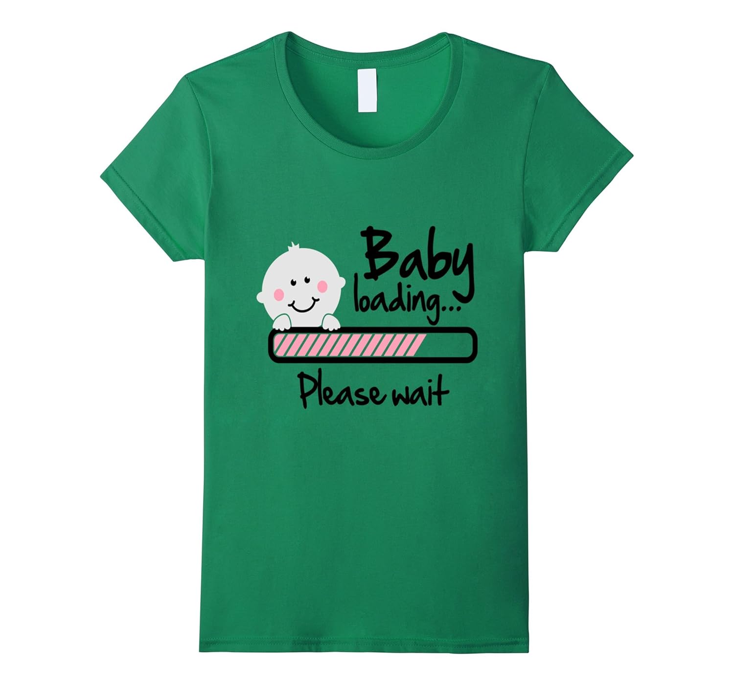 Womens Baby Loading Maternity Tshirt Pregnancy Announcement Gift-4LVS ...