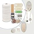 Amazon.com: Macrame Kit, All in Macrame Supplies 109Yards x 3mm Macrame ...
