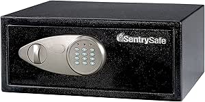 Amazon.com: SentrySafe X075 Digital Safe, 0.7 Cubic Feet (Medium-Wide), Black : Office Products