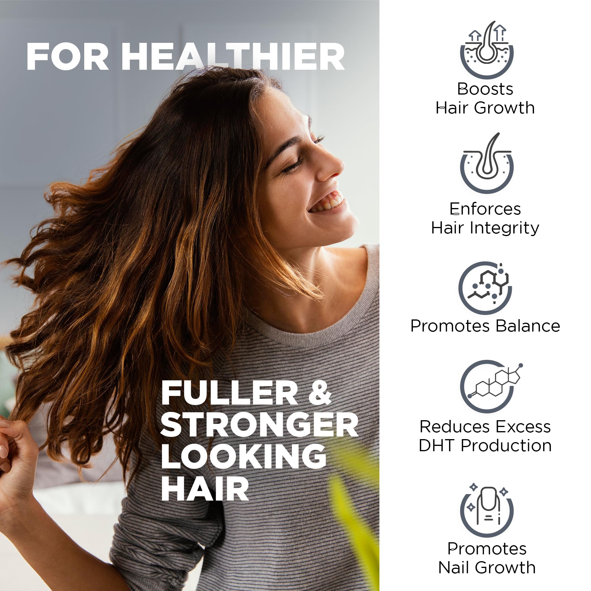 Mua Nutrivein Premium DHT Blocker for Men & Women - with Biotin - 30 ...