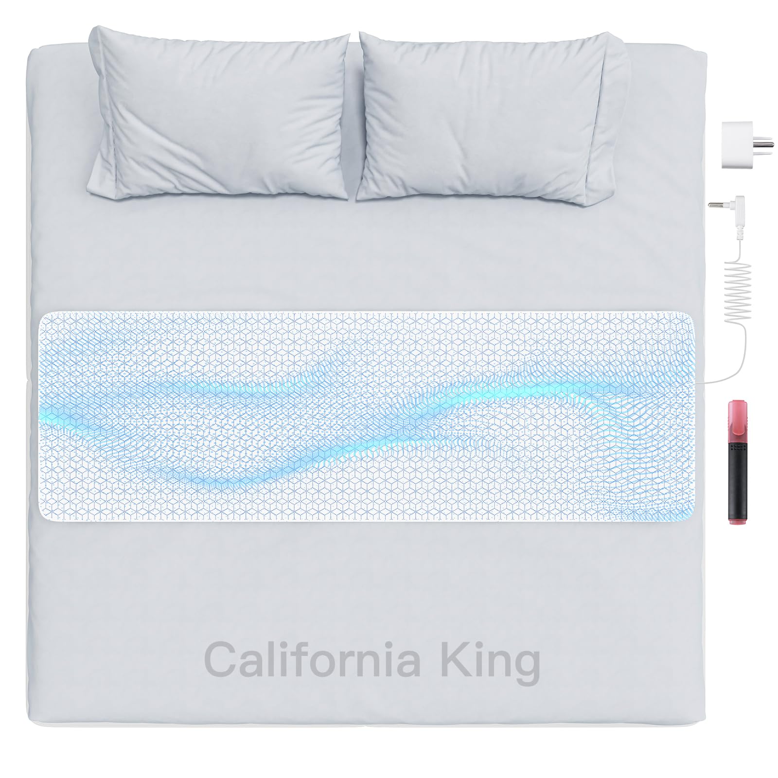 XKETA Grounding Mat for Bed, Grounding Pad for Sleeping, Reduce Anxiety ...