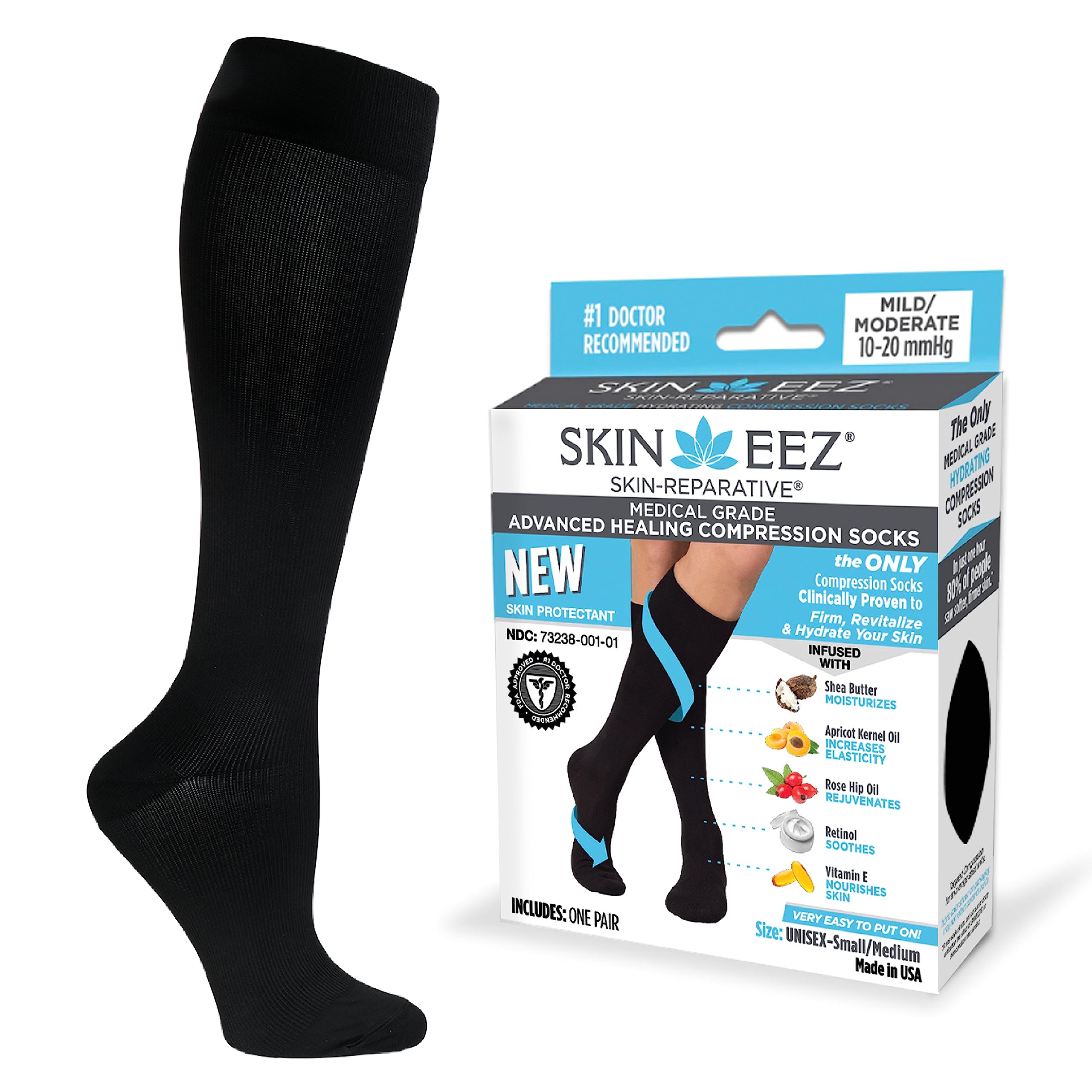Mua Skineez Medical Grade Advanced Healing Compression Socks 10-20mmHg ...