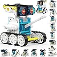 Amazon.com: Wesfuner 30-in-1 STEM Solar Robot Kit Toys, 243 Pieces Educational Building Science ...