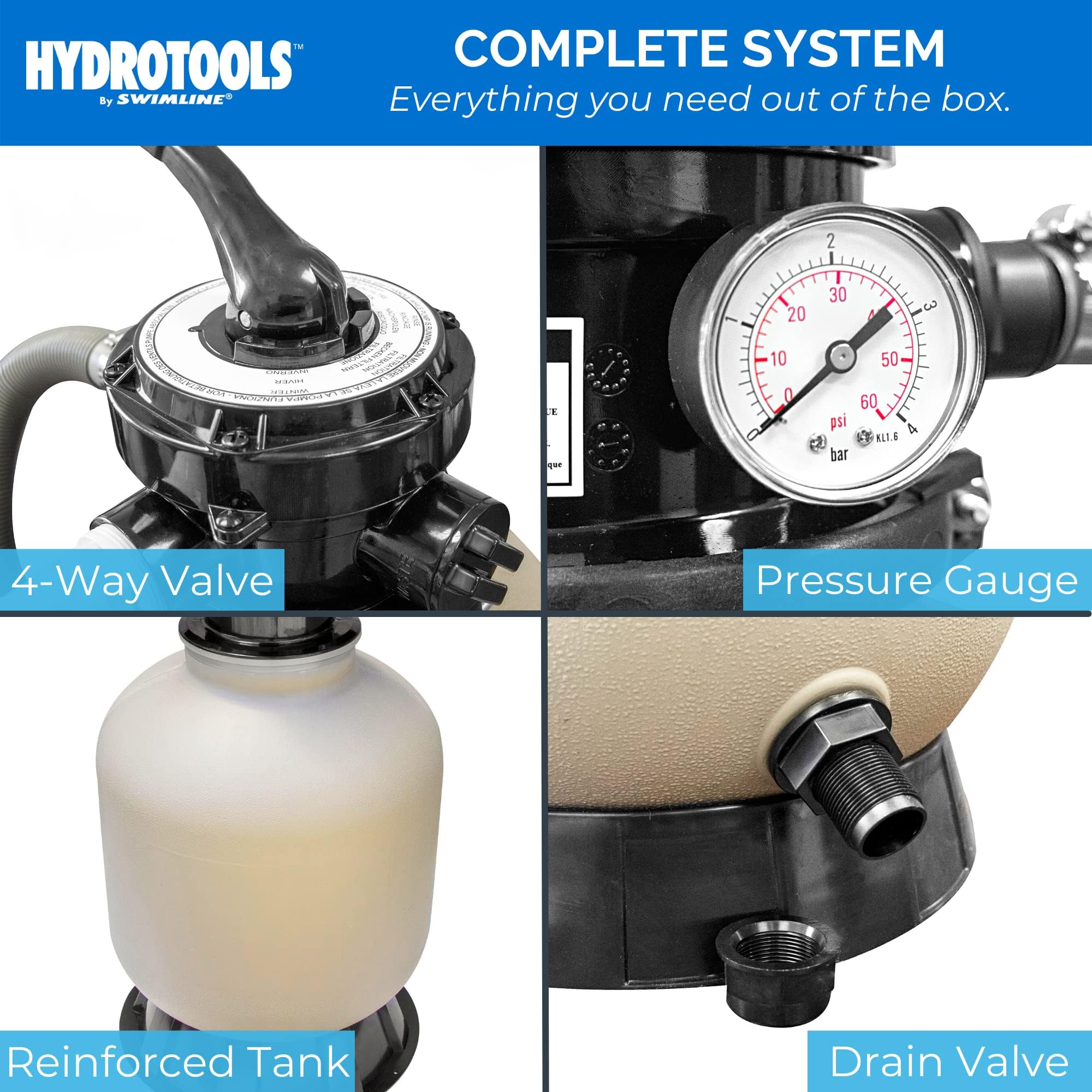 Mua Swimline HydroTools 71405 60 Lb Sand Filter System for 10,500 ...