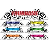 Amazon.com: Custom Your Team Name Racing Trailer Decals | Your Name ...