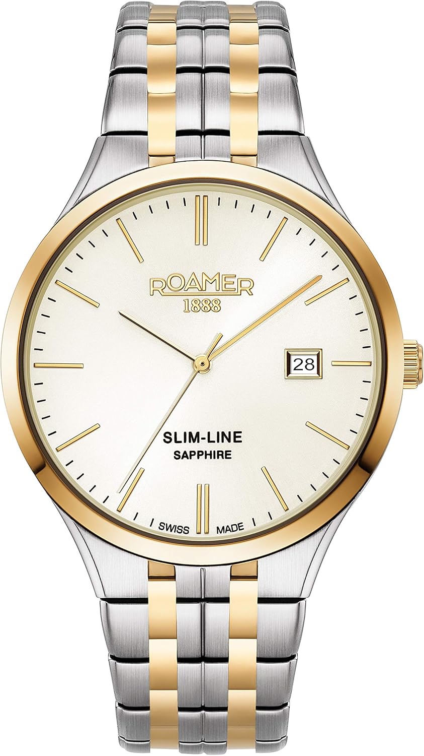 Roamer Men's Analogue Swiss Quartz Movement Watch with Stainless Steel ...