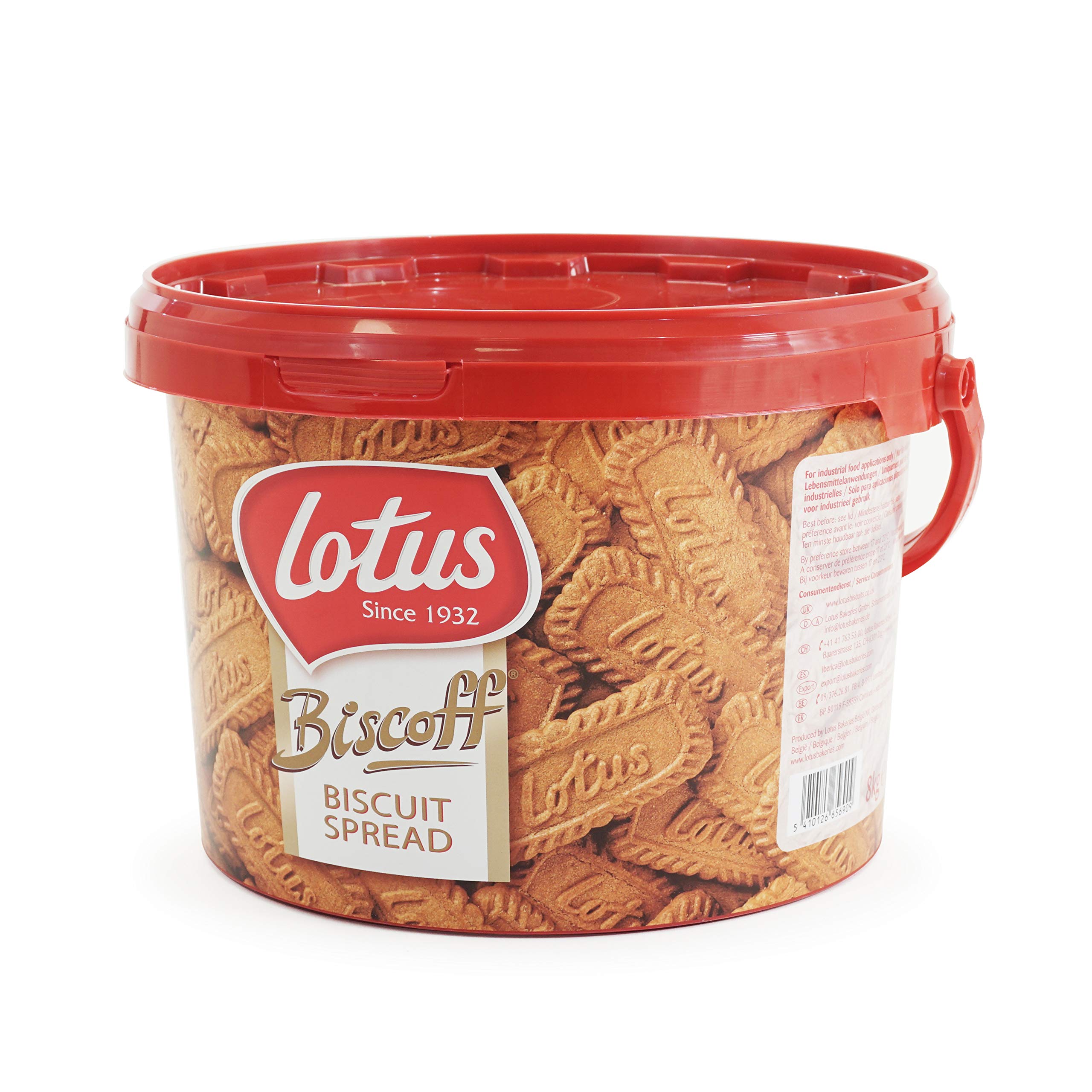 Buy Lotus Biscoff 8kg Jar - Original Caramelised Spread Smooth Online ...