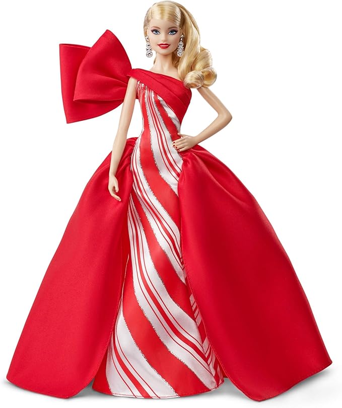 Barbie- Holiday Doll Bambola Bionda da Collezione, Giocattolo per ...