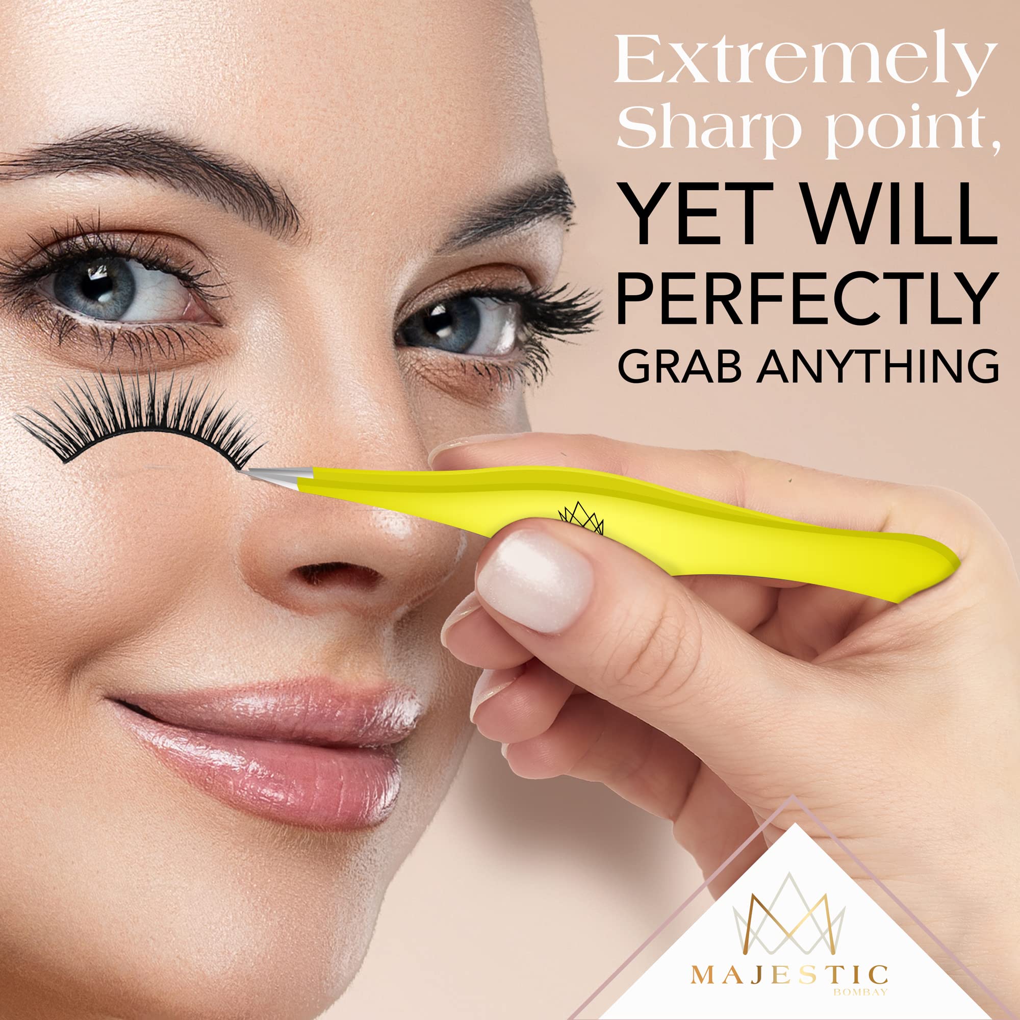 Mua Majestic Bombay Fine Point Tweezers for Women and Men – Splinter ...