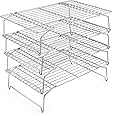 Amazon.com: P&P CHEF 4-Tier Cooling Rack Set, Stainless Steel Stackable ...