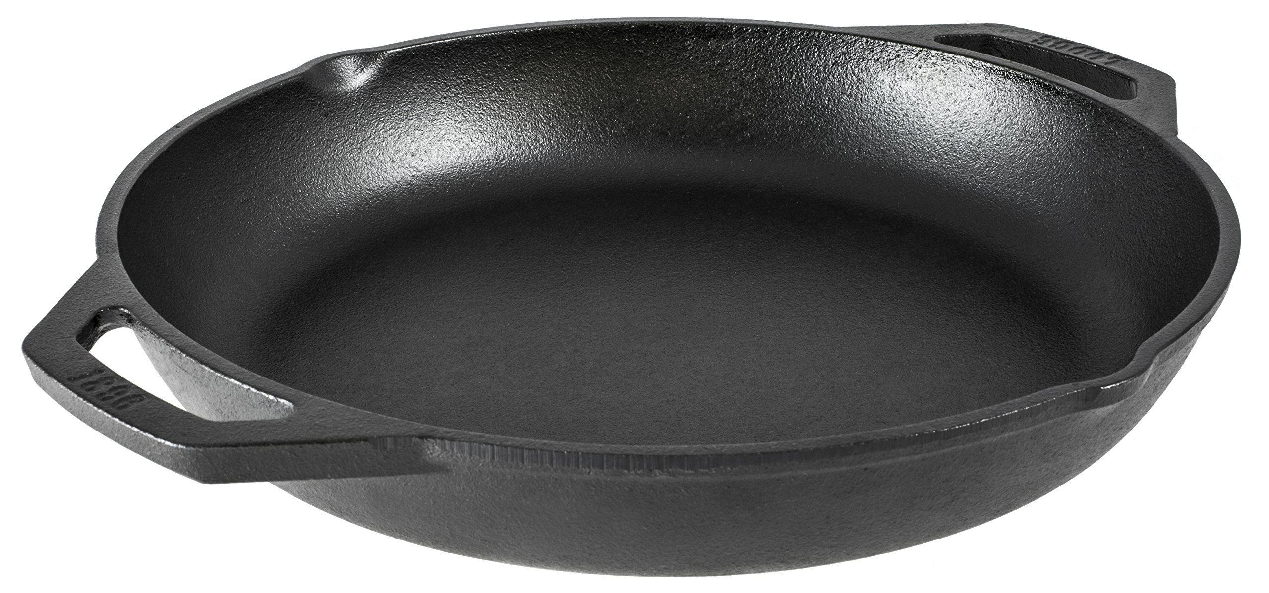 Lodge L10SKL Cast Iron Dual Handle Pan, 12 inch