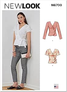 Amazon.com: New Look UN6698A Misses' Top Sewing Pattern Kit, Code N6700 ...
