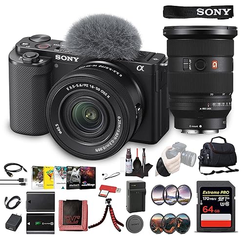 Sony ZV-E10 Mirrorless Camera Kit with 16-50mm II Power Zoom Lens ...