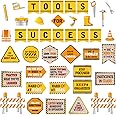 Amazon.com : Outus 47 Pcs Construction Bulletin Board Set Construction ...