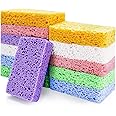 Amazon.com: Supercenter Sponges Kitchen 6 Pcs/12 Pcs Wood Pulp Sponge ...