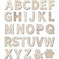 Amazon.com: 182 Pieces 2-1/2 Inch (2.5") Wooden Letters Craft Wood ...