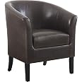 Amazon.com: Linon Home Dcor Linon Home Decor Simon Club Chair, 33" x 28 ...