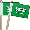 Amazon.com : TSMD Saudi Arabia Stick Flag Saudi Arabian Small Mini Hand ...