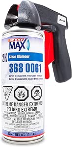 Amazon.com: Spraymax 2K Clear Coat Aerosol Spray Can - High Gloss ...